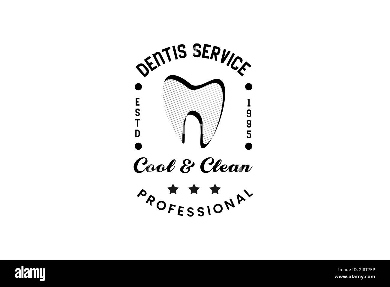 A logo of a white tooth - great for dentistry clinic Stock Vector Image ...