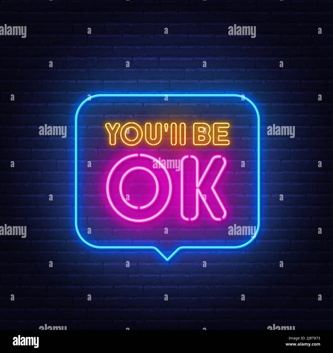 Everything is ok Stock Vector Images - Alamy