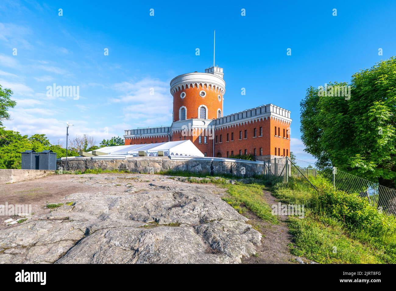 Kastellet - small citadel on the Kastellholmen in Stockholm Stock Photo ...