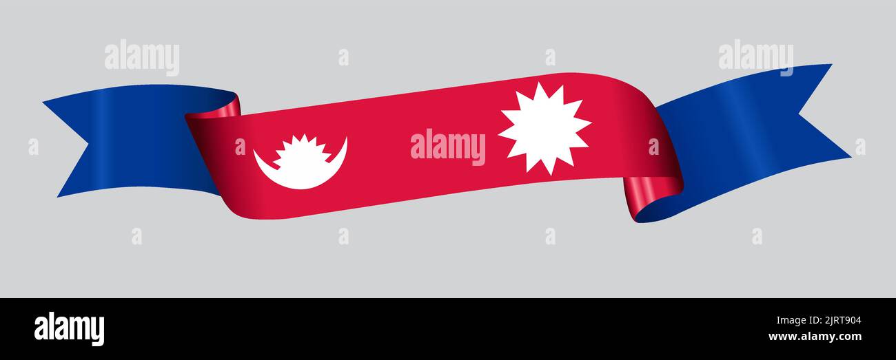 Nepal flag pattern on fabric hi-res stock photography and images - Alamy