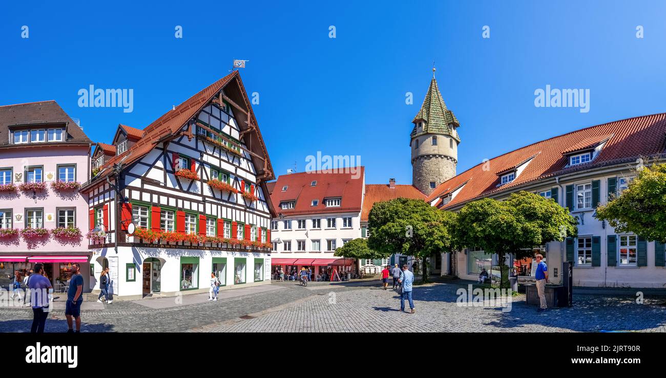 Green Tower in Ravensburg, Baden Wuerttemberg, Germany Stock Photo - Alamy