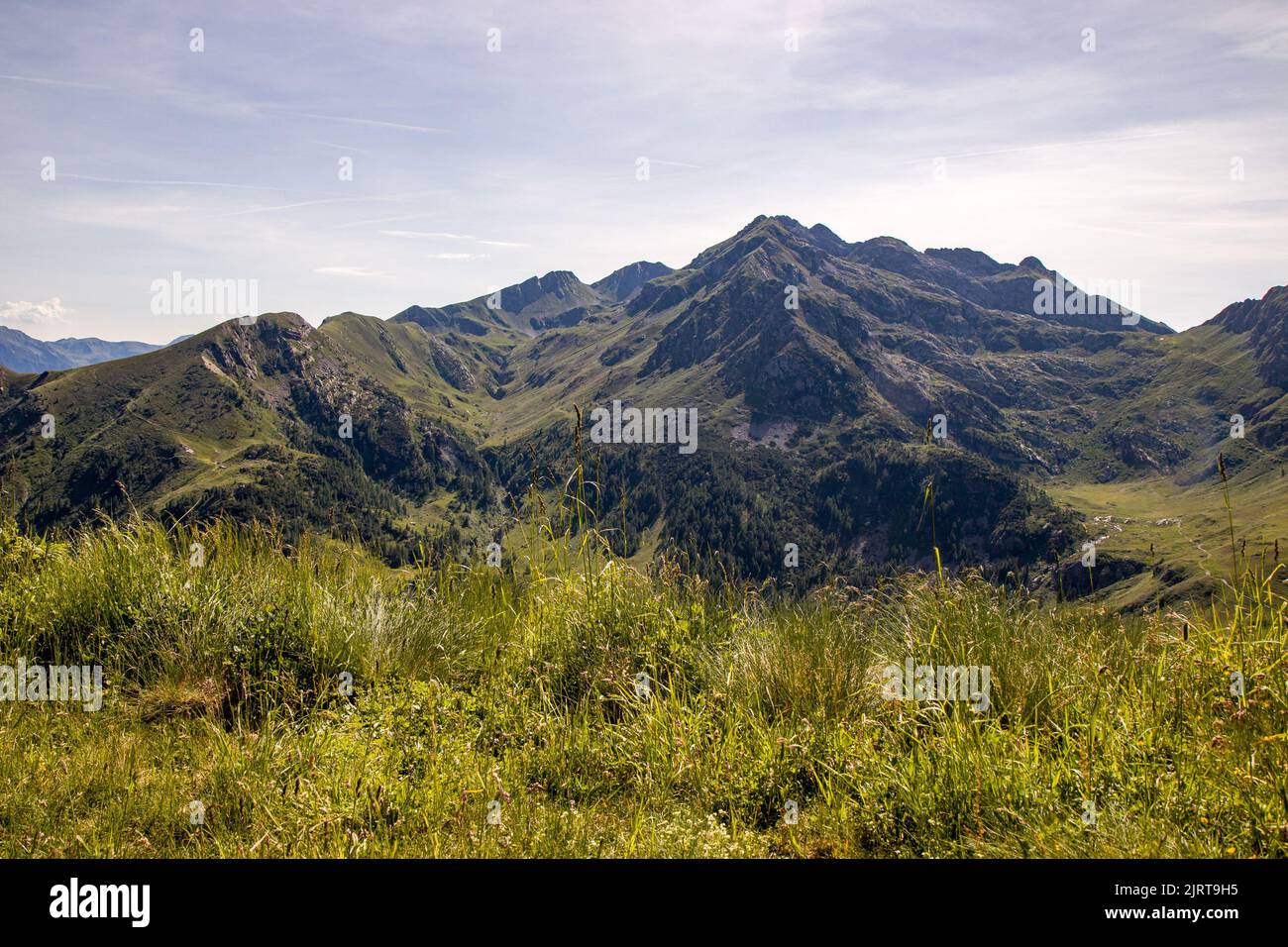 The beautiful view of San Marco Pass, Italy. HD wallpaper, 4k Green ...