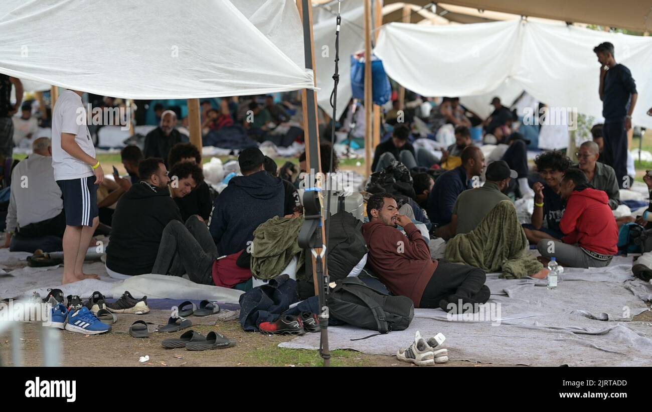Asylum seekers center at apel hi-res stock photography and images - Alamy