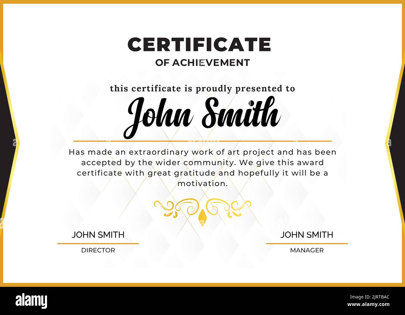 Creative certificate of excellence and appreciation design Stock Vector ...