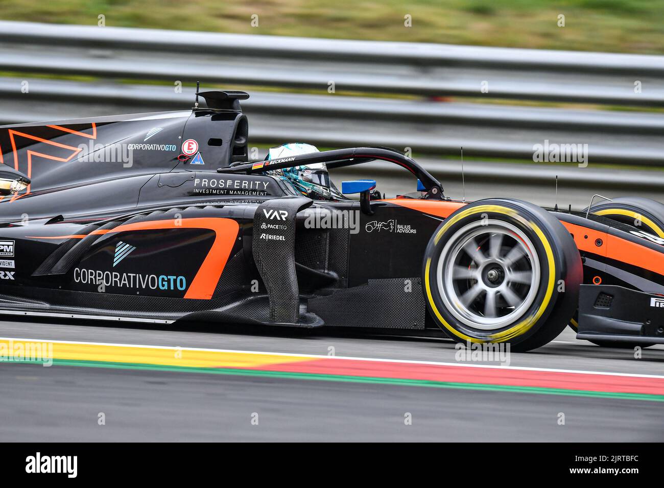 German driver David Beckmann pictured during a practice session at the ...