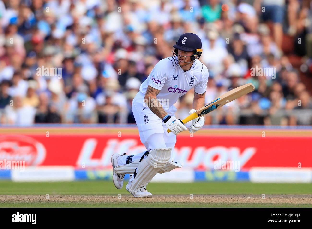 Ben Stokes of England in action during the 2nd Test Stock Photo - Alamy