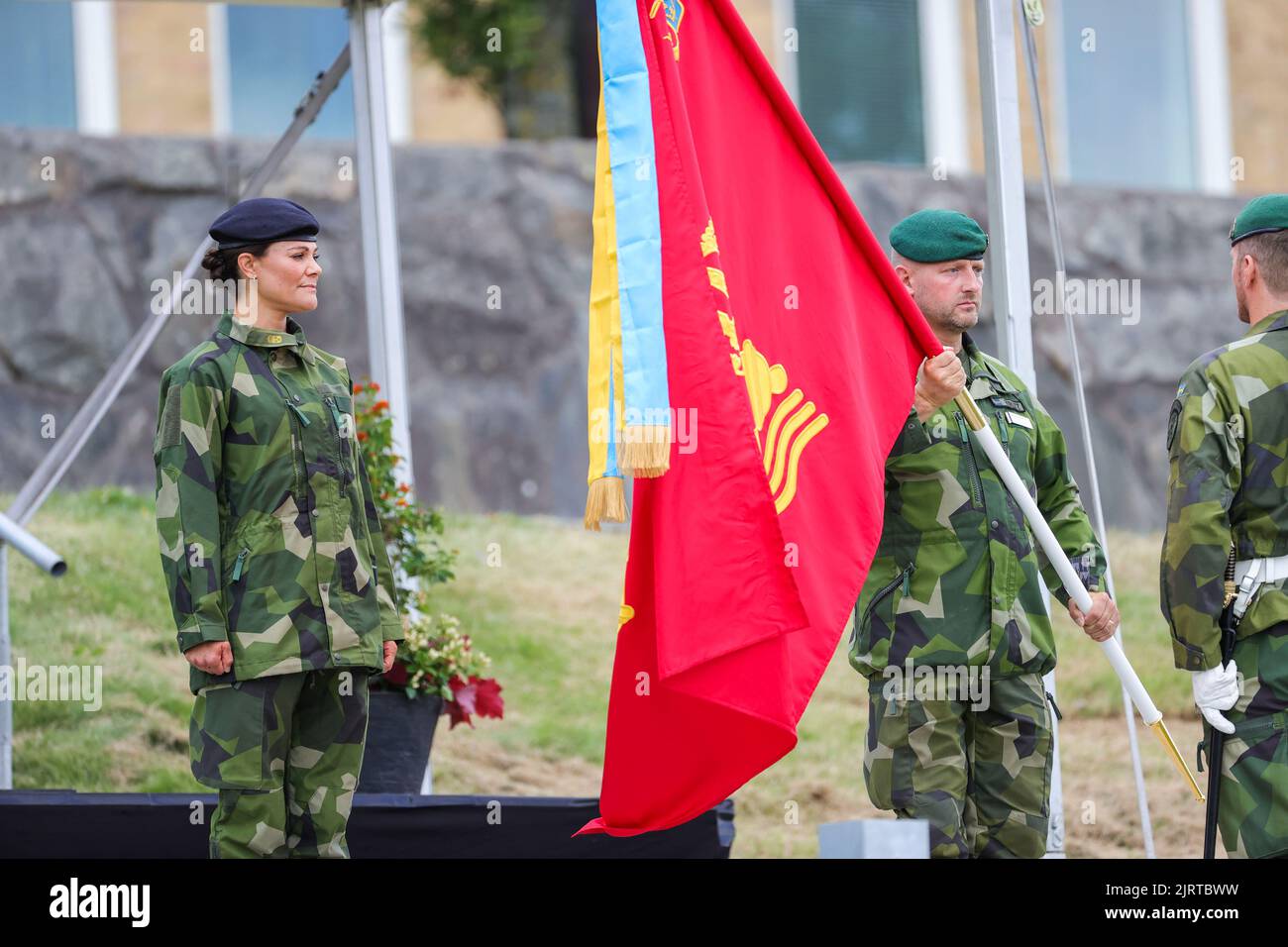 Gothenburg, Sweden. 26th Aug, 2022. Crown Princess Victoria hands over ...