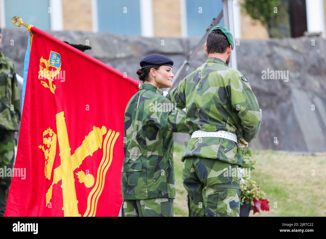 Gothenburg, Sweden. 26th Aug, 2022. Crown Princess Victoria hands over ...