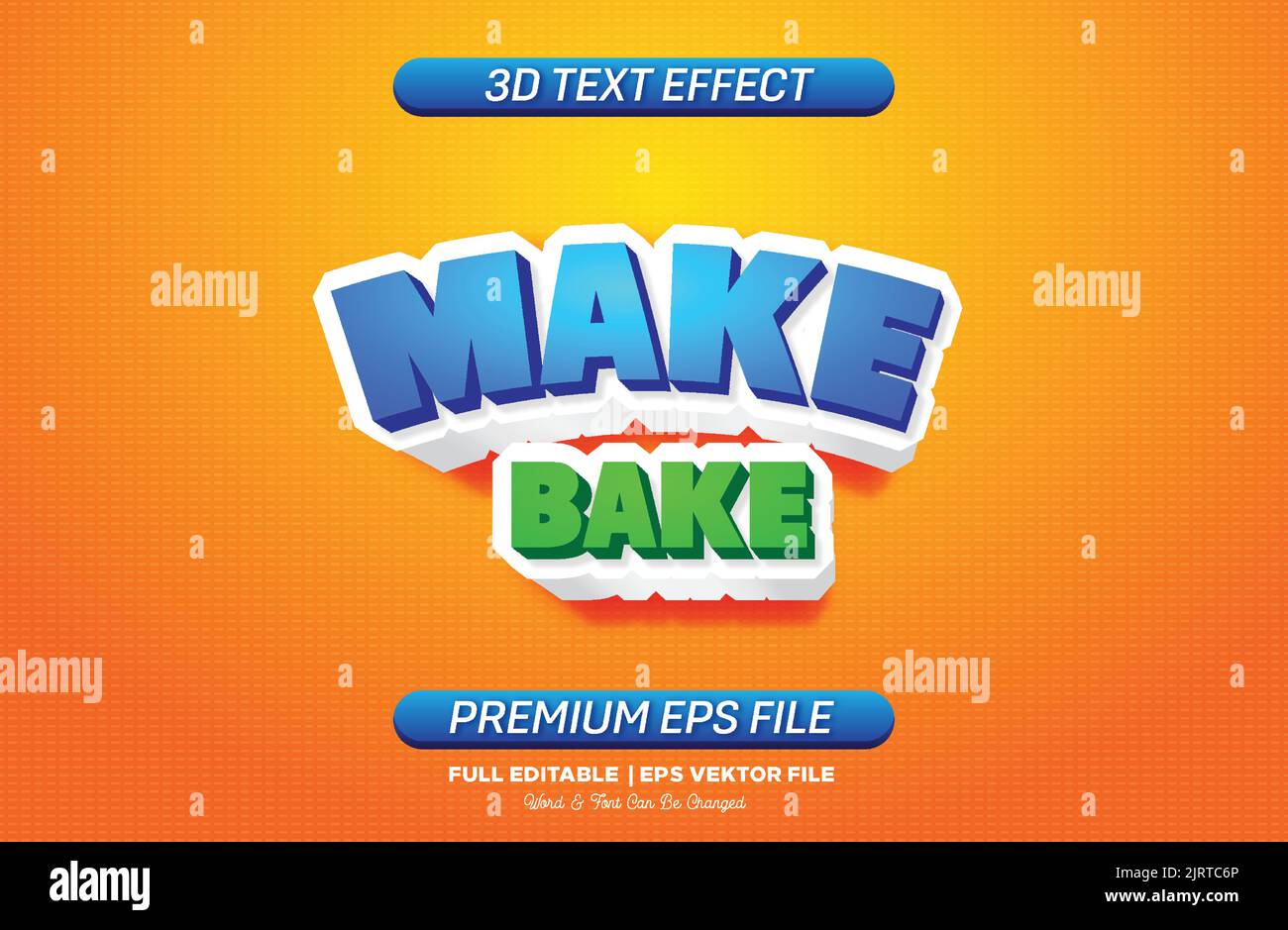 An orange background and a text illustration Stock Vector Image & Art ...