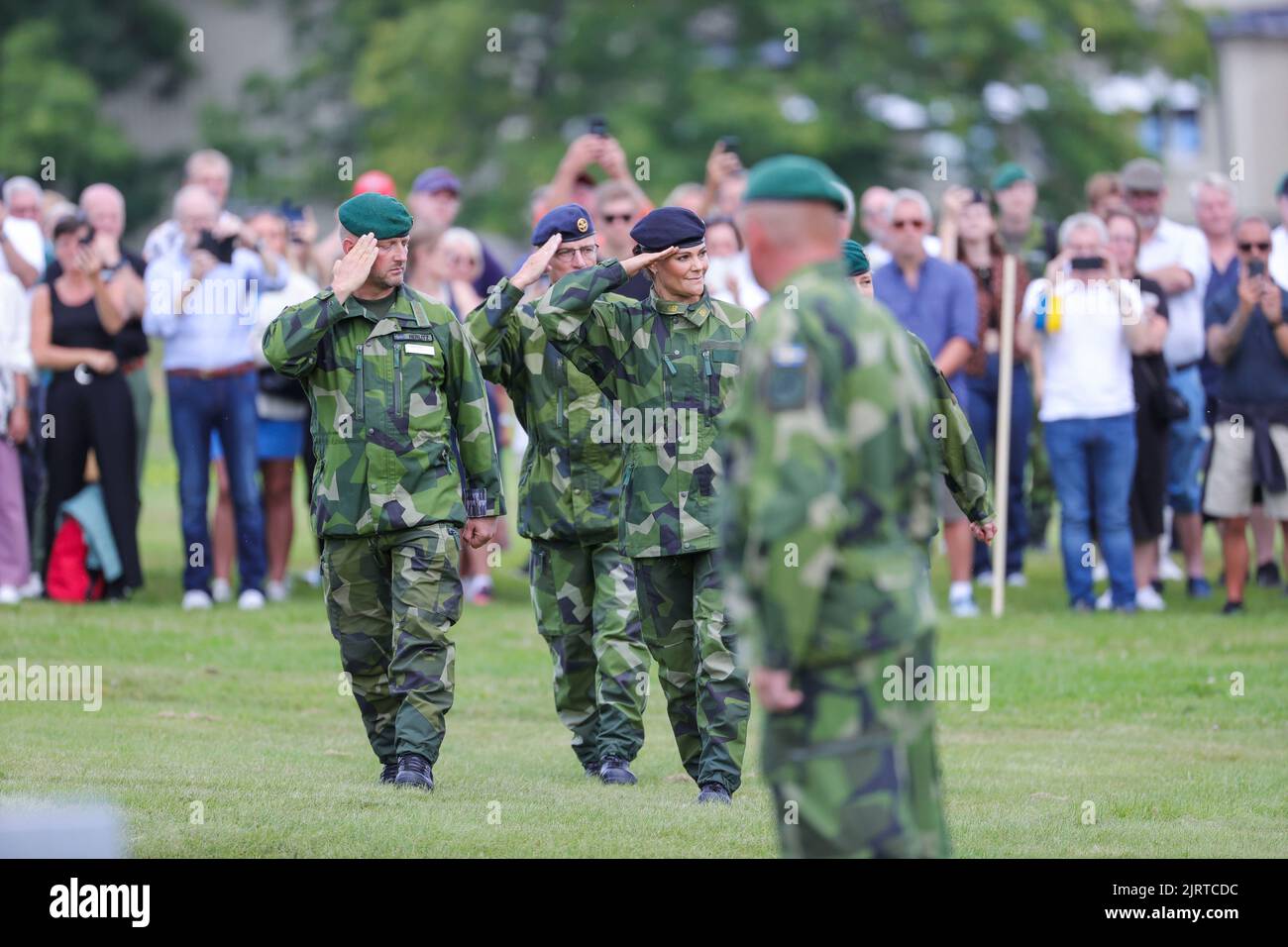 Gothenburg, Sweden. 26th Aug, 2022. Crown Princess Victoria hands over ...