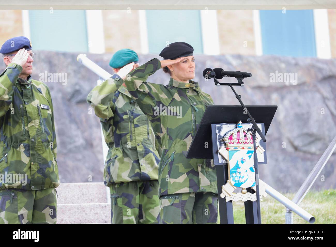 Gothenburg, Sweden. 26th Aug, 2022. Crown Princess Victoria hands over ...