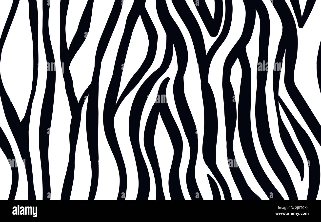 Abstract modern zebra seamless pattern. Animals trendy background ...