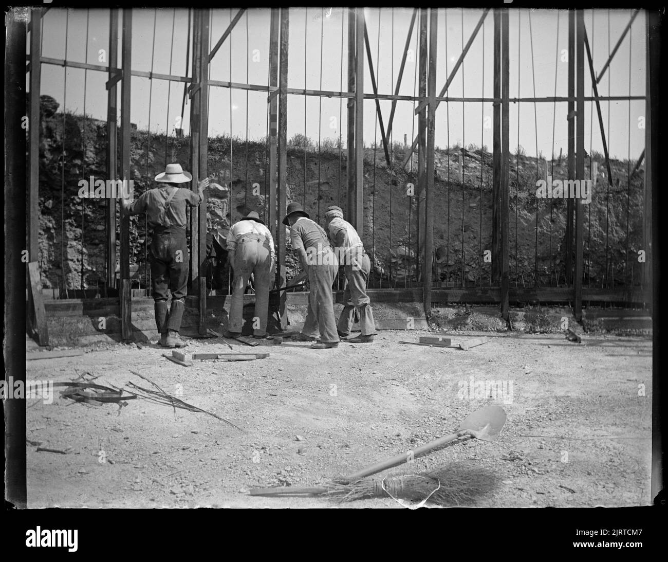 Levin Water Supply Project, North Island, by Leslie Adkin. Gift of G. L ...