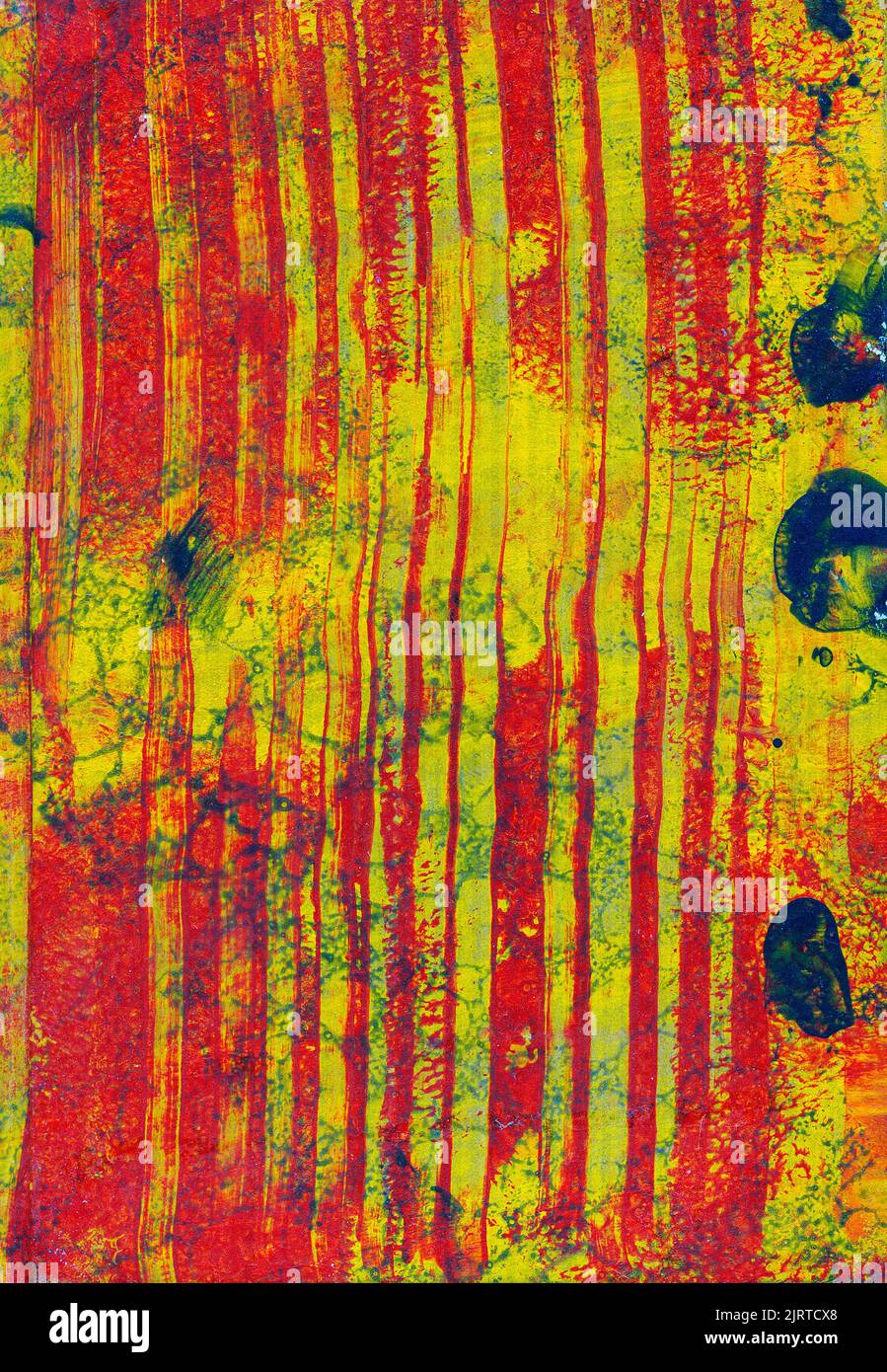 grunge structure with lines and yellow and red colors to use as a ...