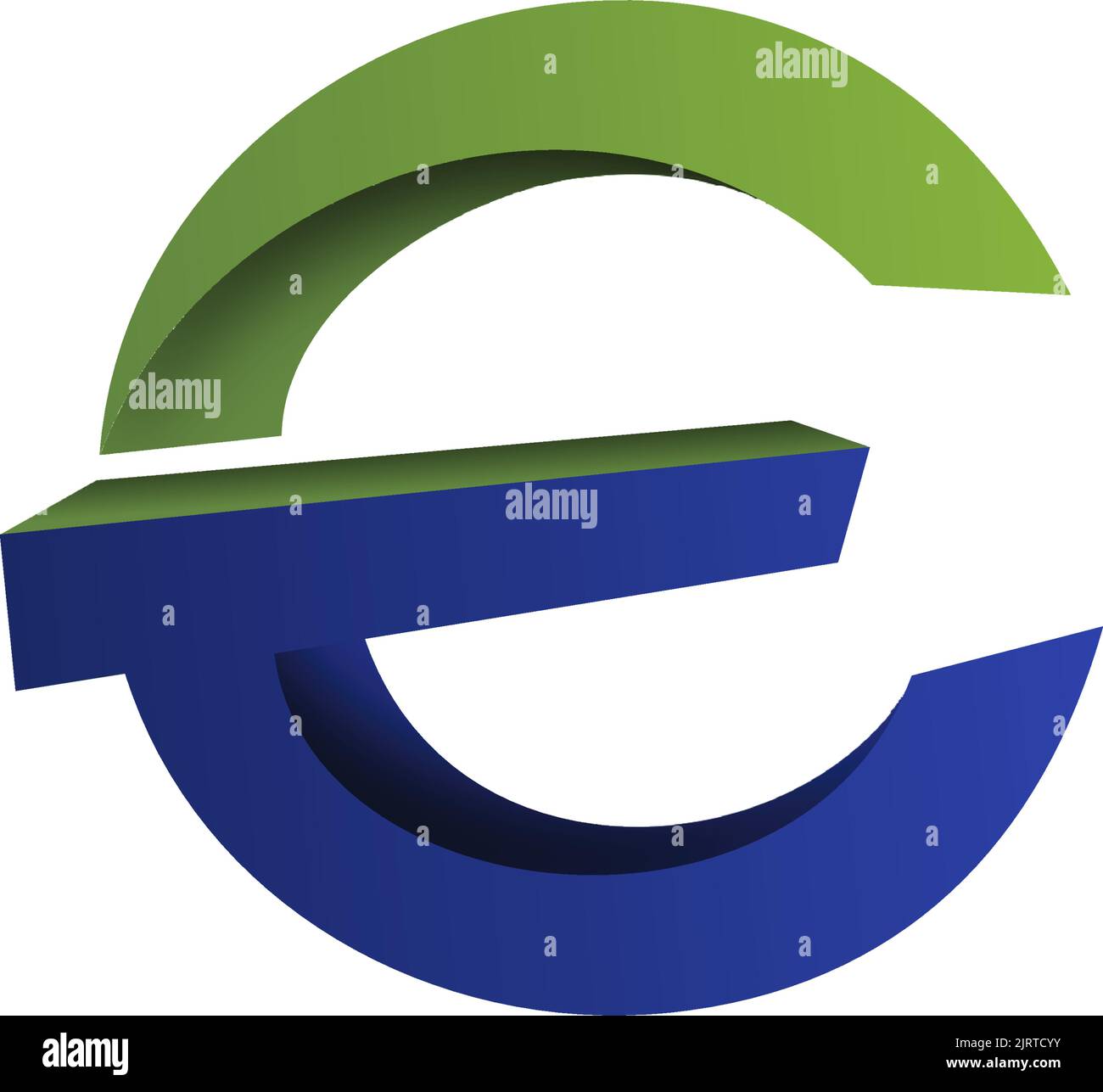 A graphic colorful logo design isolated on a white background Stock ...