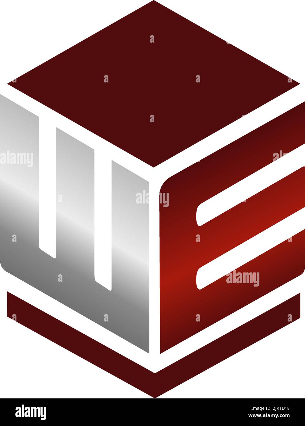 A graphic colorful logo design isolated on a white background Stock ...