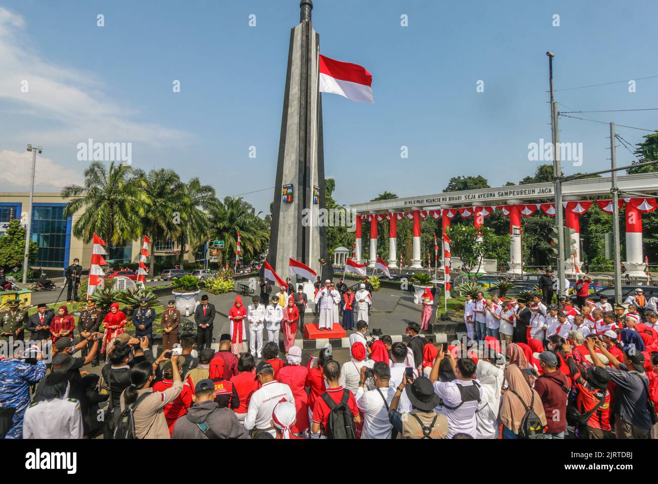 Prayer activities with six religious leaders in commemoration of the 77th Independence Day of ...