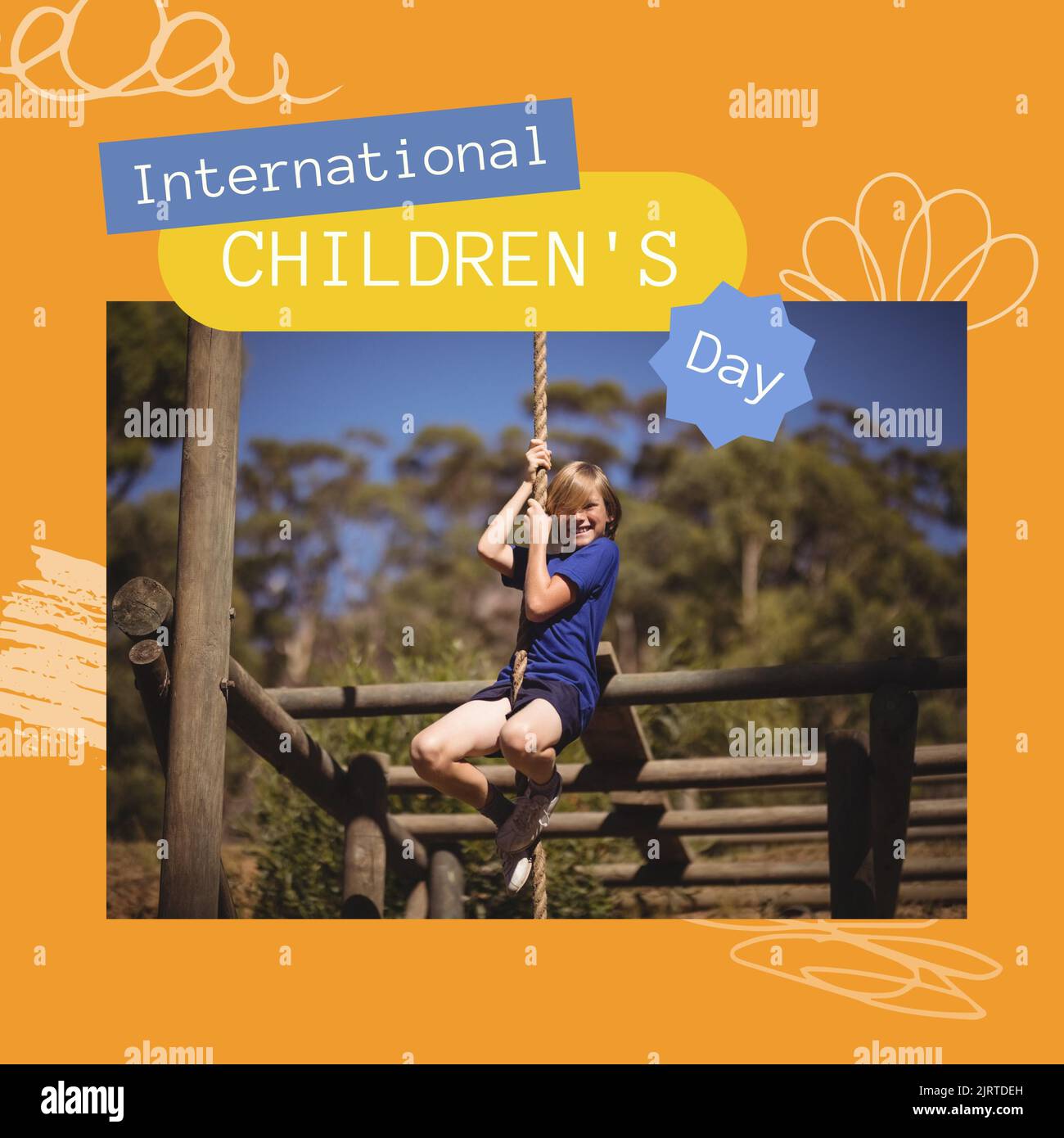 Childrens day banner hi-res stock photography and images - Alamy