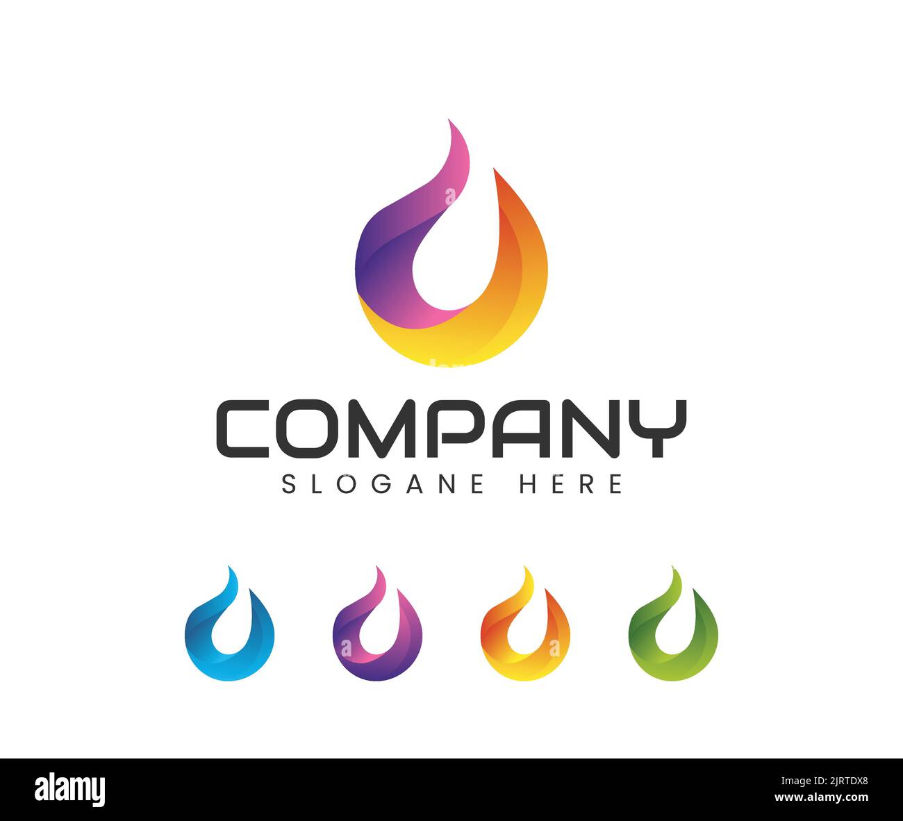 creative flame fire logo design vector illustration. Fire flame logo design vector. Hot logo ...