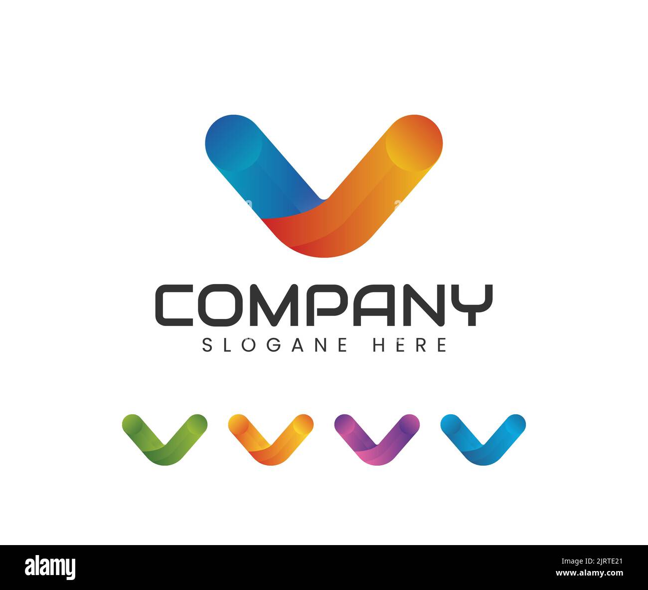 Letter v professional logo design. Initials V logo abstract vector designs Stock Vector Image ...