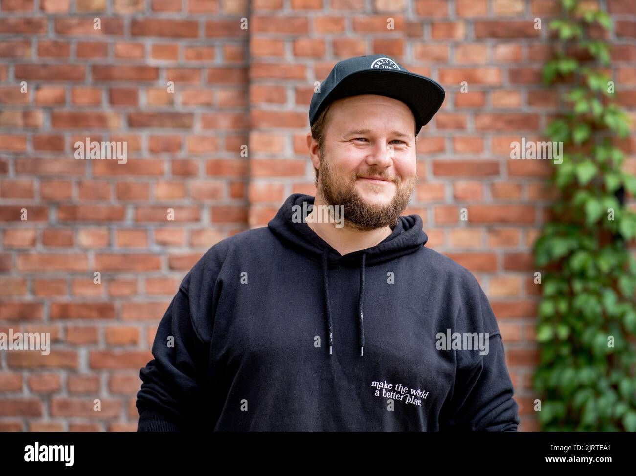 Oslo 20220826.Elias Holmen Soerensen at the premiere of the new Olsen ...