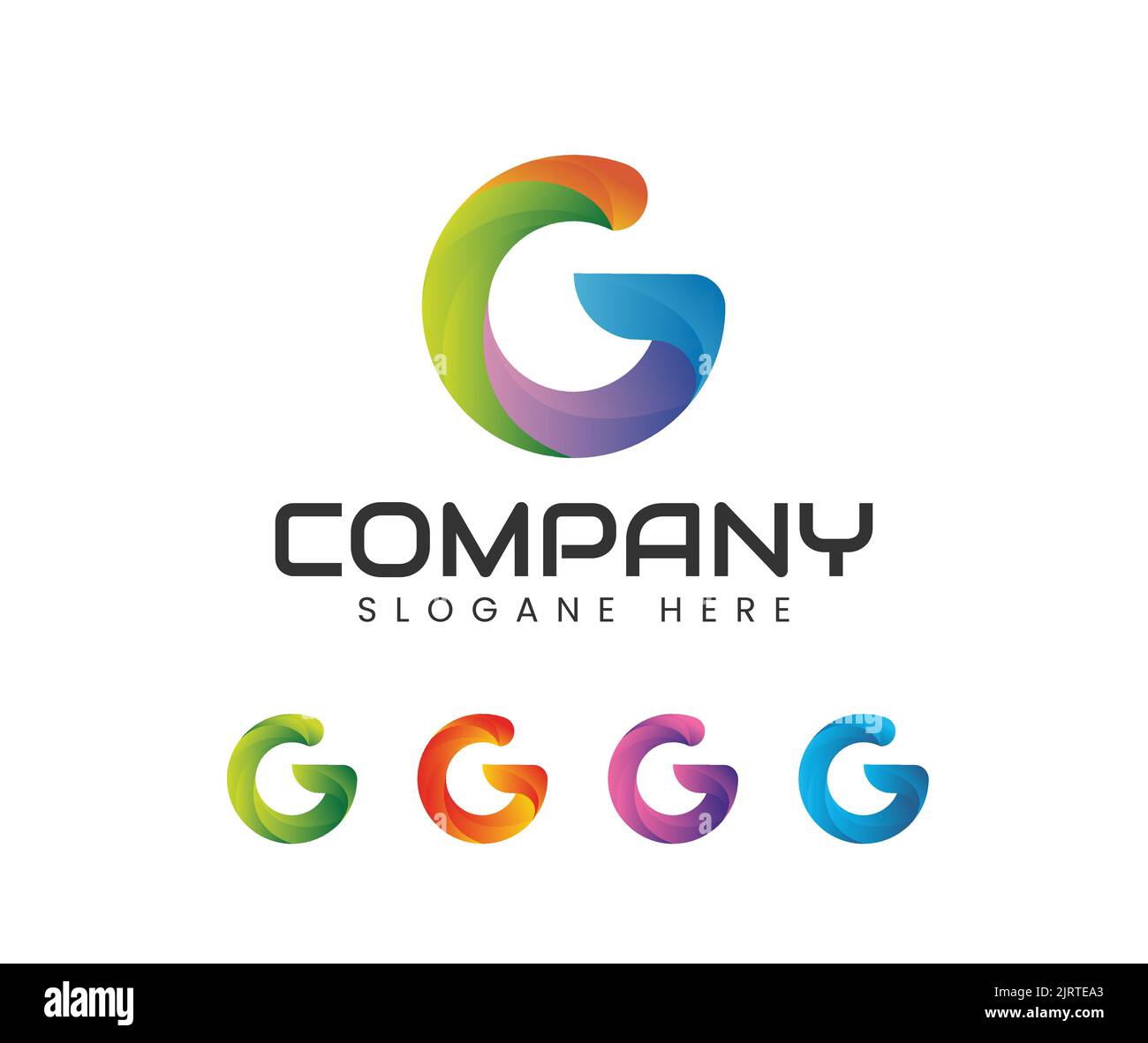 Letter G logo icon design template elements. Abstract G Letter Logo ...