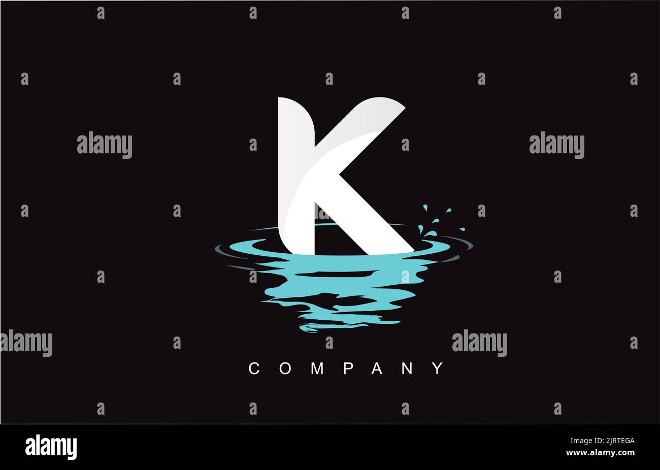 K logo water hi-res stock photography and images - Alamy