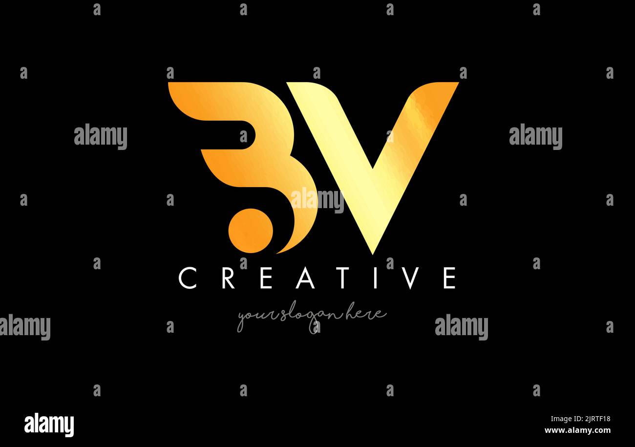 Bv letter logo Stock Vector Images - Alamy