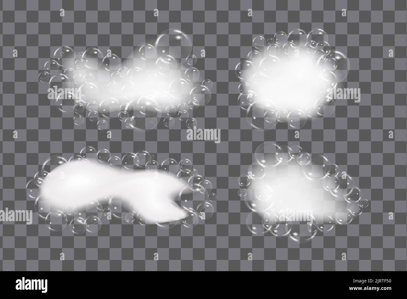 Shampoo bubbles texture.Bath foam isolated on transparent background ...