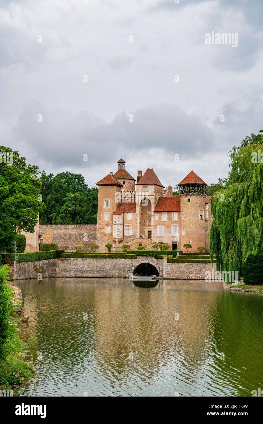The Château de Sercy, Sercy's fortified castle (12th-15th century ...
