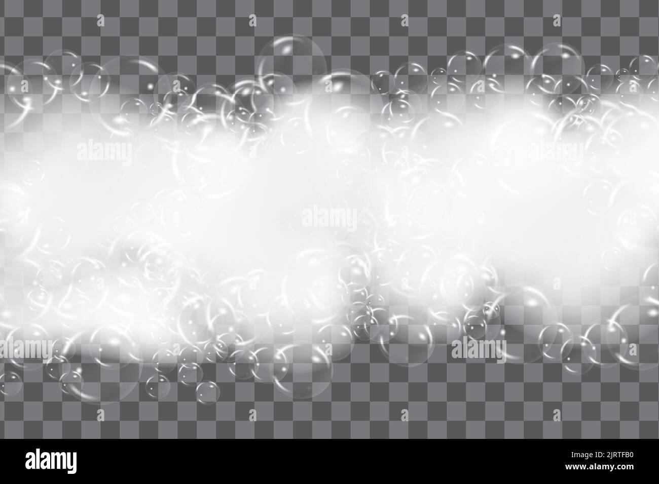 Shampoo bubbles texture.Bath foam isolated on transparent background ...