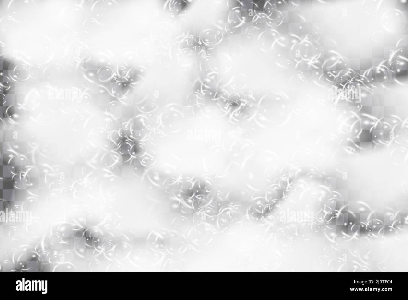 Shampoo bubbles texture.Bath foam isolated on transparent background ...