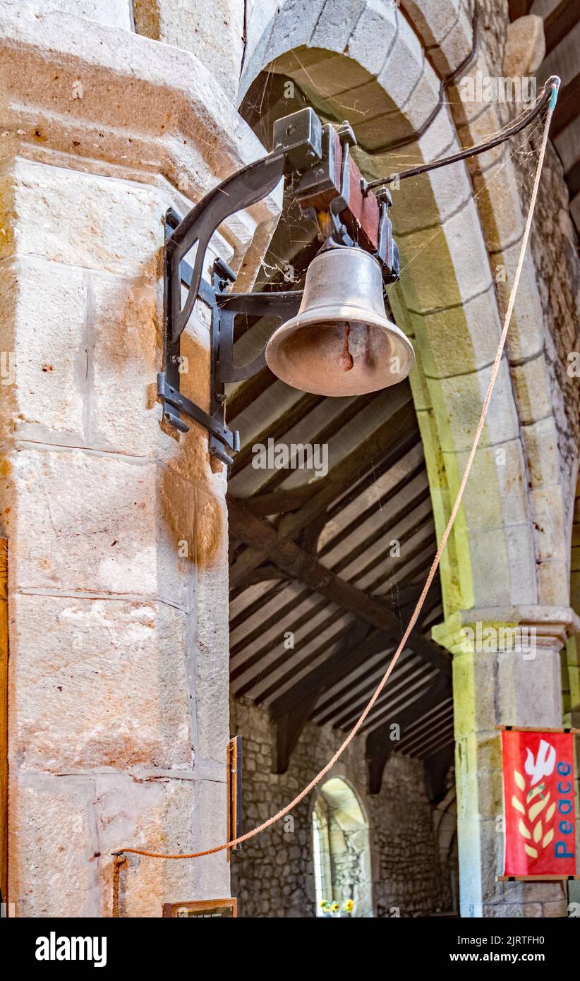 Bell at St Marys Long Preston that was formerly in the almshouses ...