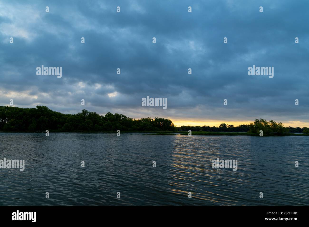 Beautiful sunrise shot over Lake Cleburne from the grounds of the ...