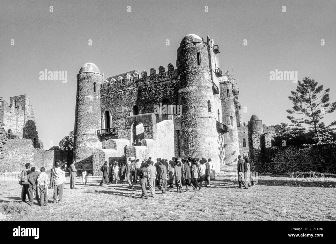 Palace gondar gonder Black and White Stock Photos & Images - Alamy