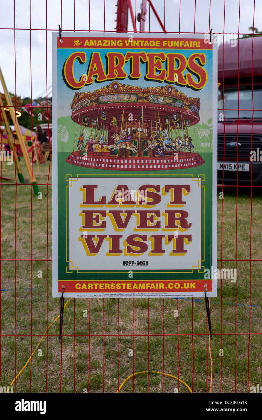 Carters Vintage funfair at Bath Victoria Park (Aug22 Stock Photo - Alamy