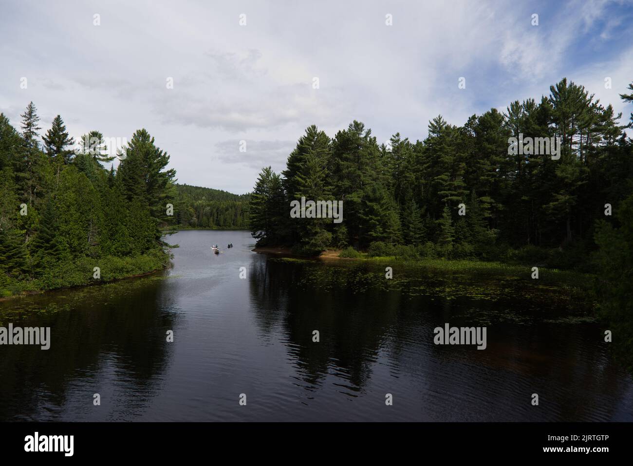 Glimpse of La Mauricie National Park, Quebec Stock Photo - Alamy