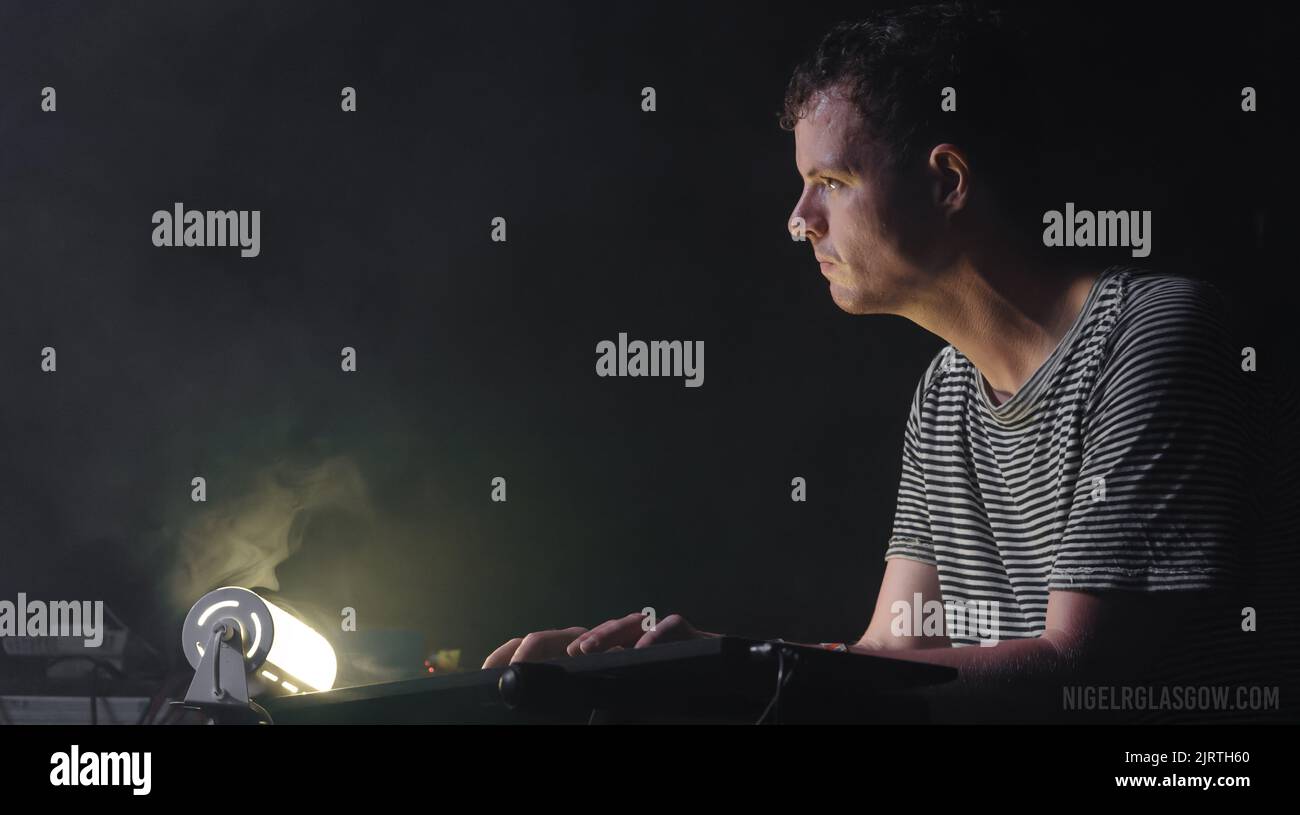 Huntingdon, England, 26 AUG 2022, Koreless performing at We Out Here ...