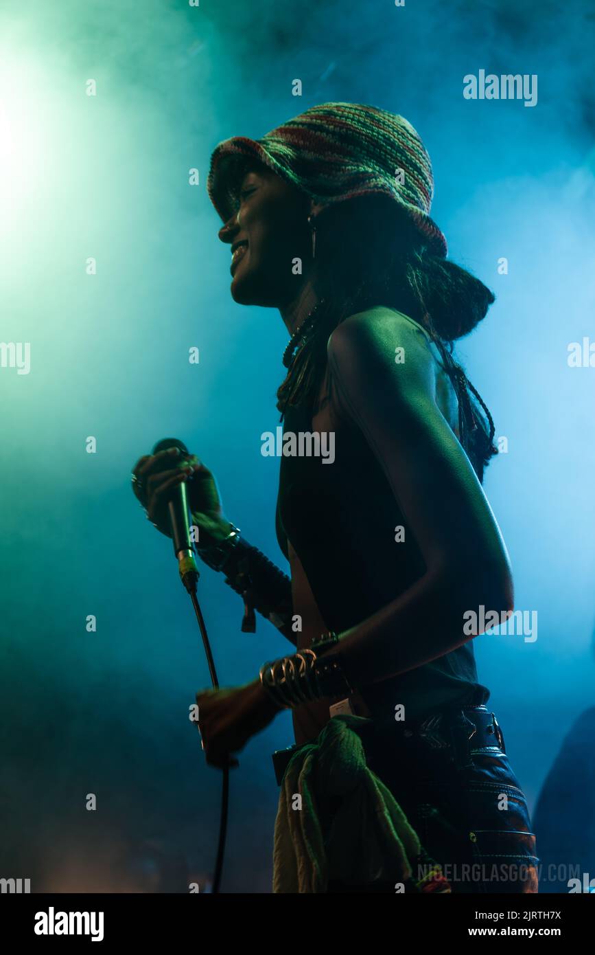 Huntingdon, England, 26 AUG 2022, Alewya performing at We Out Here ...