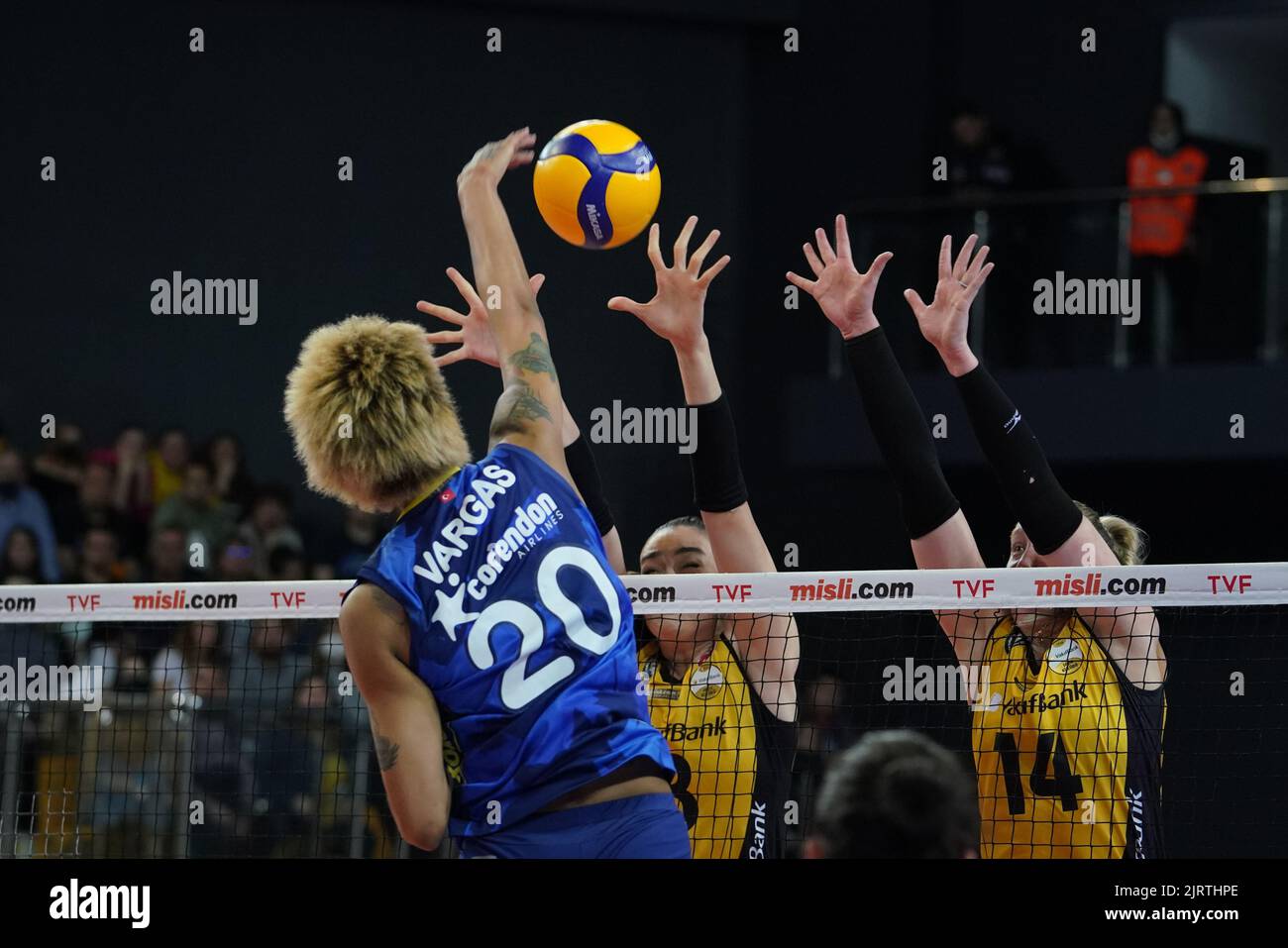 ISTANBUL, TURKEY - MAY 03, 2022: Melissa Vargas in action during ...