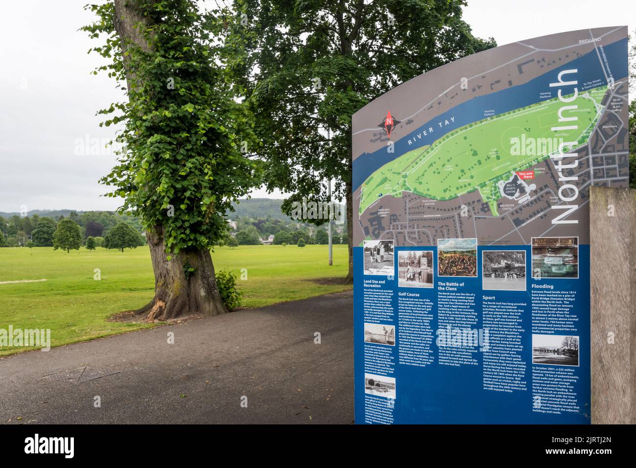 North Inch public park in Perth, Scotland Stock Photo - Alamy