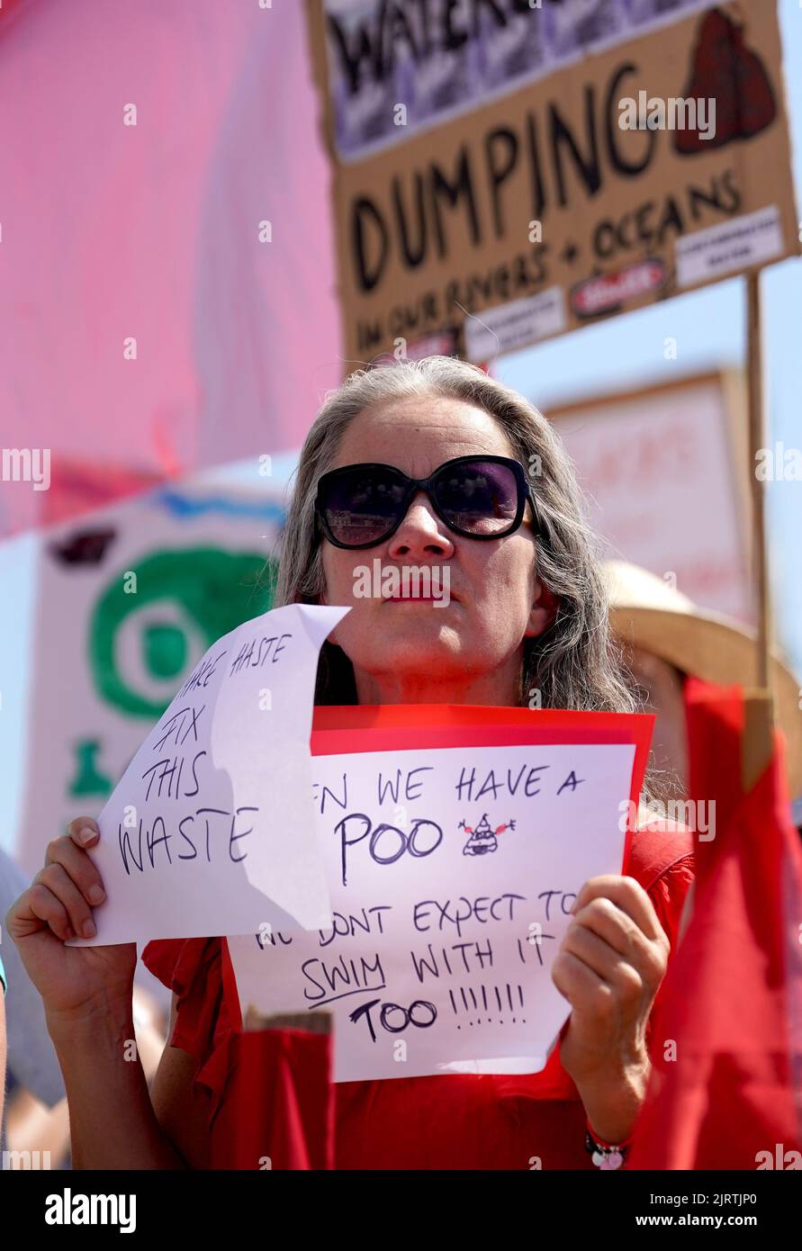 Members of the public and protesters from Hastings and St Leonards ...