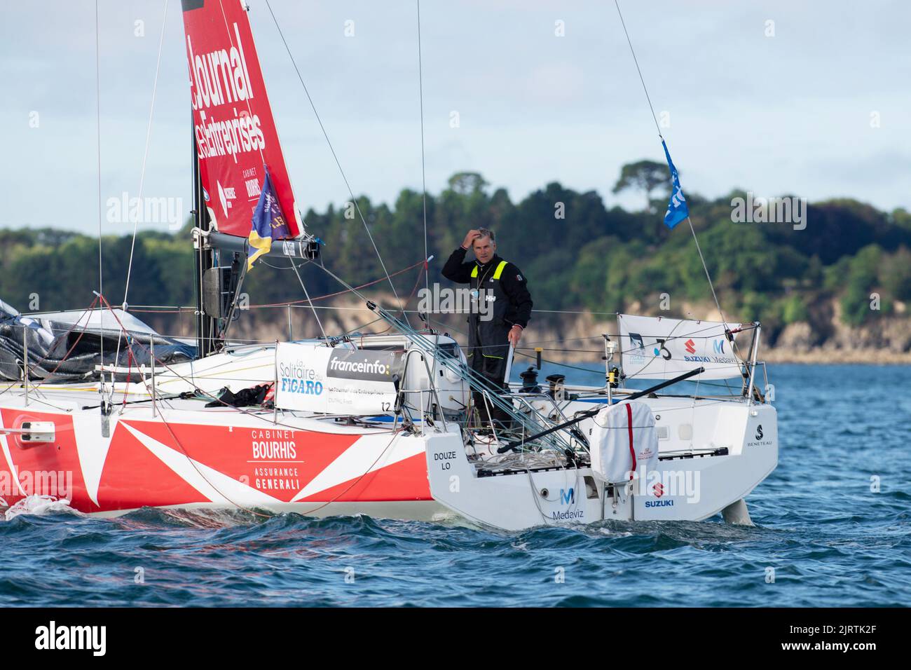 Frederic Duthil, Le Journal des entreprises during the La Solitaire du ...