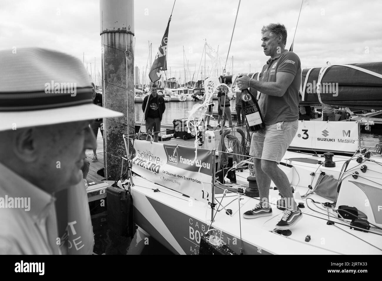 Frederic Duthil, Le Journal des entreprises during the La Solitaire du ...