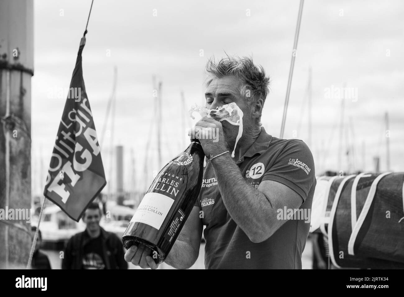 Frederic Duthil, Le Journal des entreprises during the La Solitaire du ...