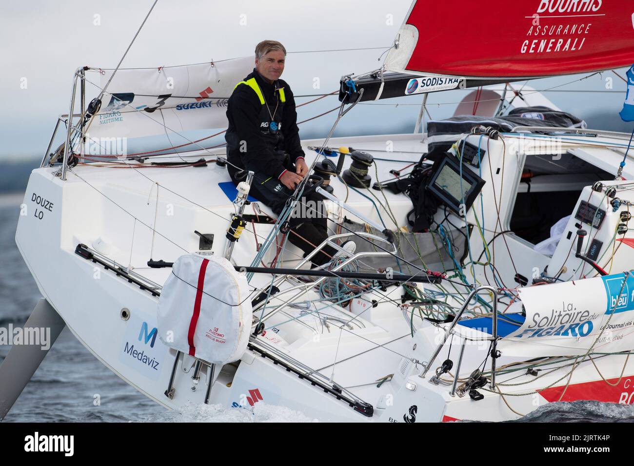 Frederic Duthil, Le Journal des entreprises during the La Solitaire du ...