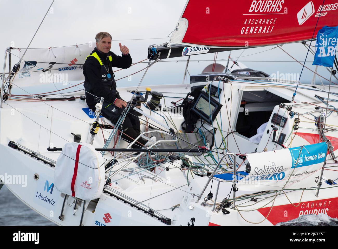 Frederic Duthil, Le Journal des entreprises during the La Solitaire du ...