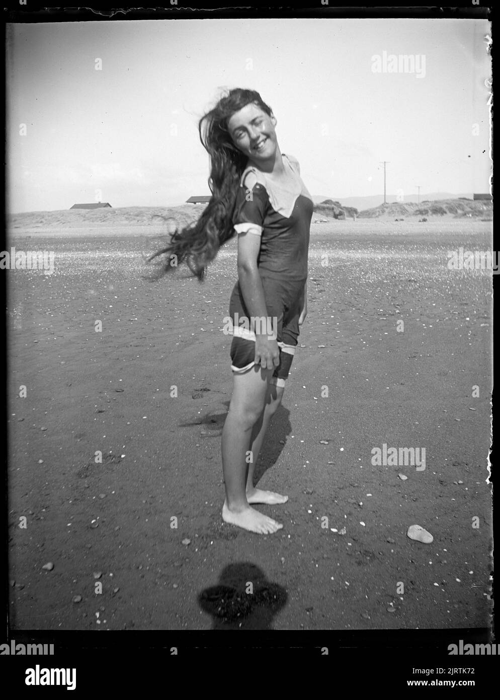 Trixie denton at beach trixie denton at beach hi-res stock photography ...