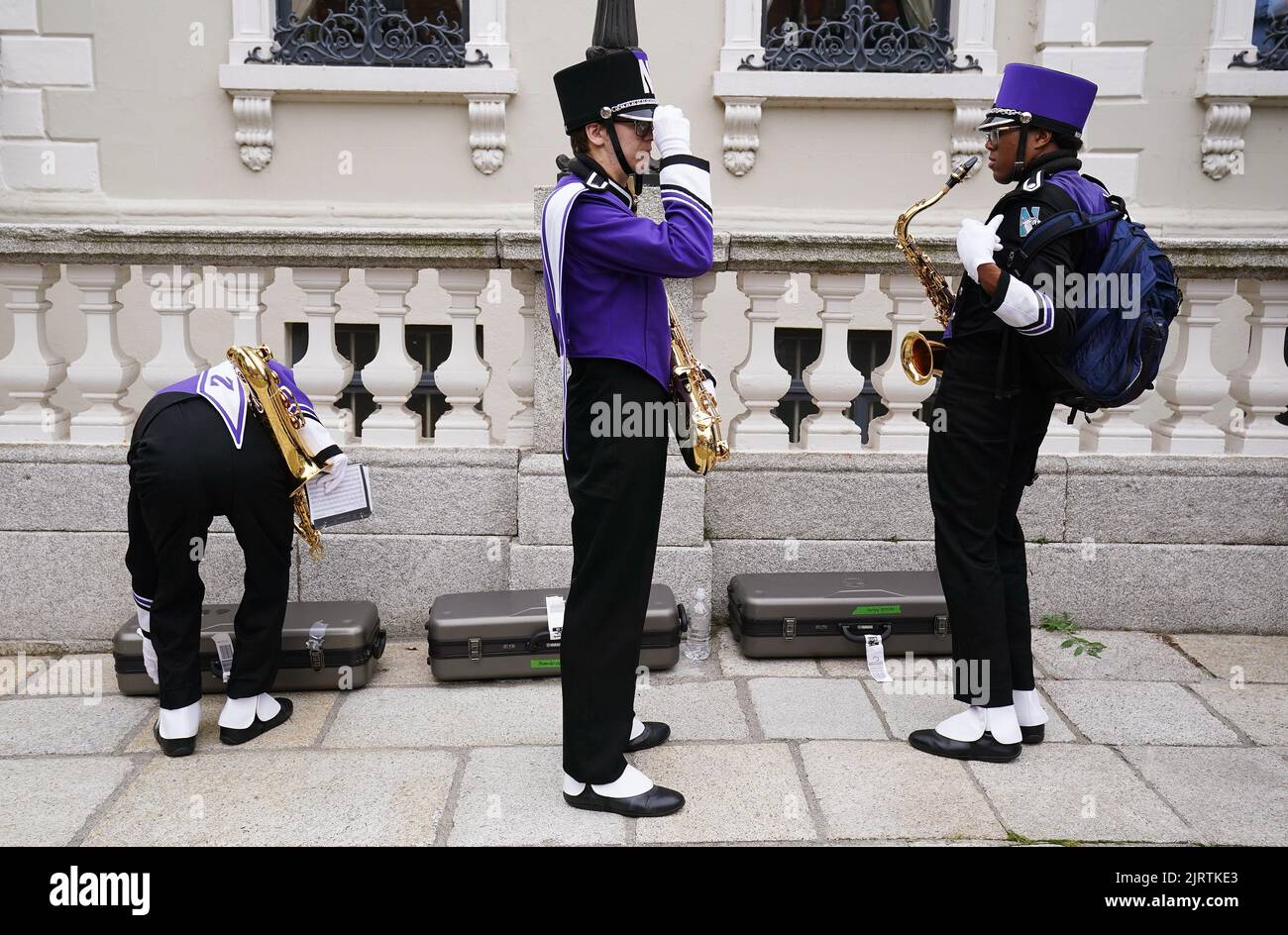 Northwestern wildcat marching band hi-res stock photography and images ...