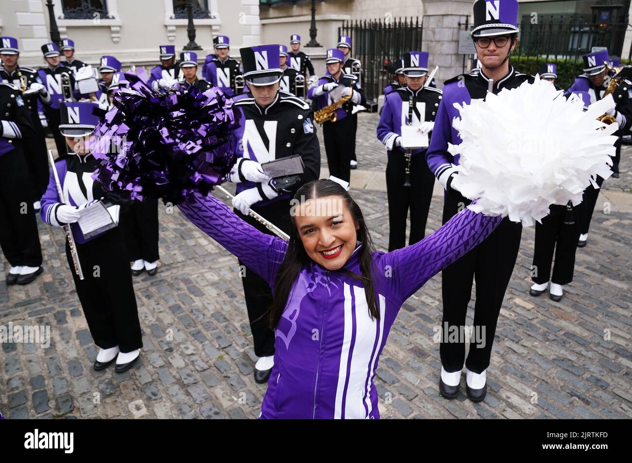 Northwestern wildcat marching band hi-res stock photography and images ...
